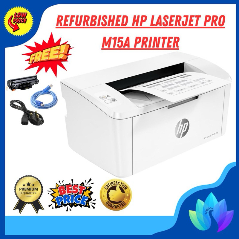 Hp Laserjet Pro M15a 15a printer used (Refurbished) | Shopee Malaysia