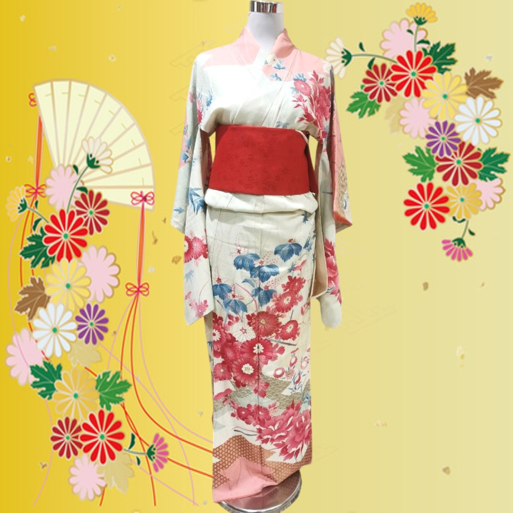 (2nd hand) Kimono Furisode Japan not Yukata 日本振袖和服着物非浴衣 | Shopee Malaysia