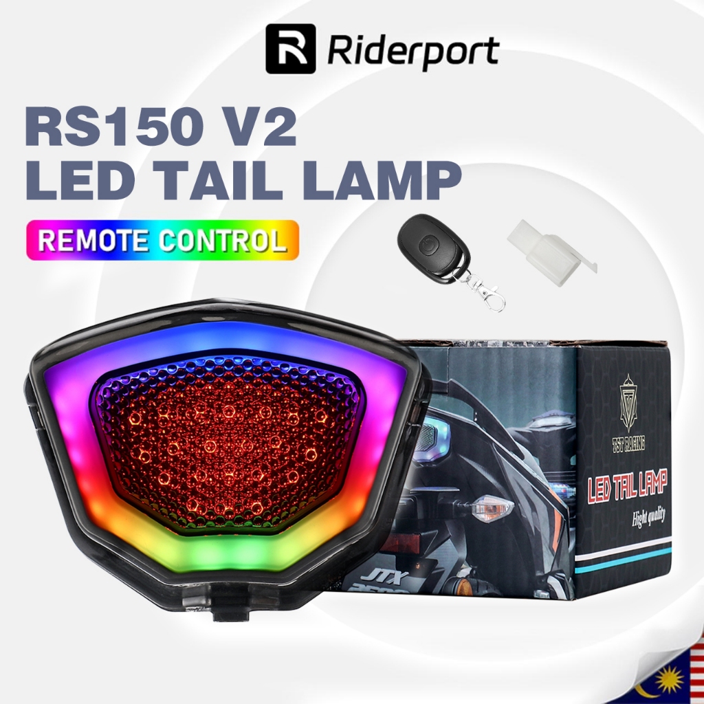 Motorcycle LED TAIL LAMP RS150 V2 PNP REMOTE CONTROL SIGNAL LIGHT TURN ...
