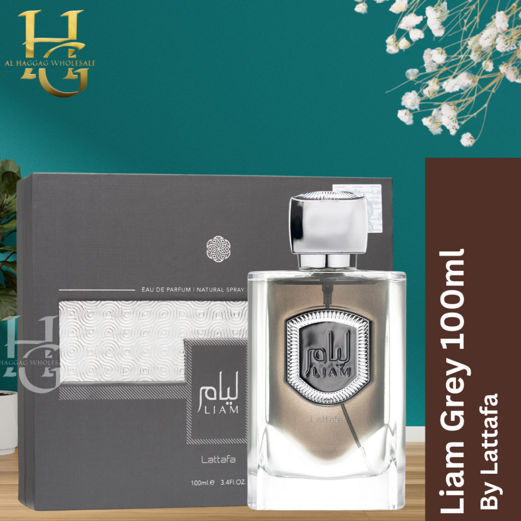Liam (Grey) perfume 100 ml Original from lattafa Original 100% | Shopee ...