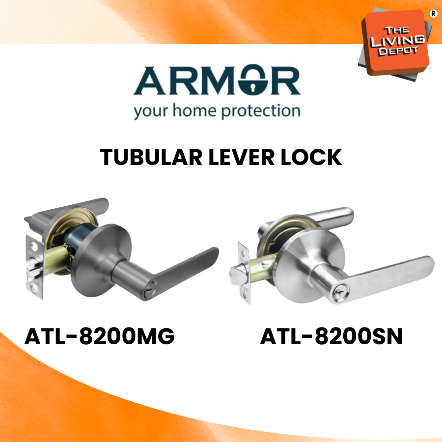 ARMOR TUBULAR LEVER LOCK - ATL-8200MG/SN | Shopee Malaysia