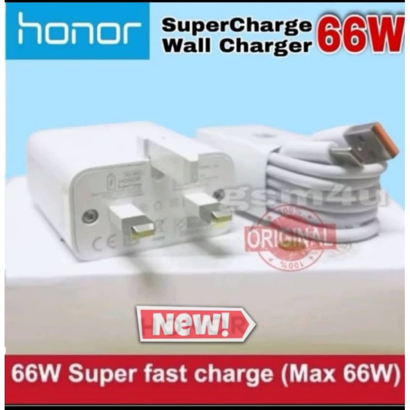 [100W/66W] Charger Honor 200 100 X9c X9b X9 X9a X8b 90 70 50 Super ...