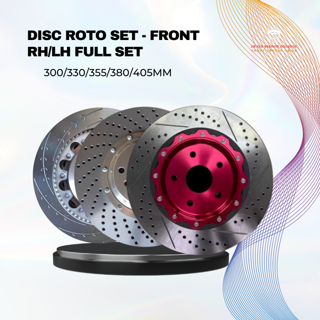 Disc Roto RH/LH Full set with big caliper 4pot or 6 pots | Shopee Malaysia