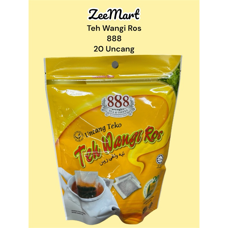 888 Teh Wangi Ros 20 dan 40 Uncang (Rose Scented) | Shopee Malaysia