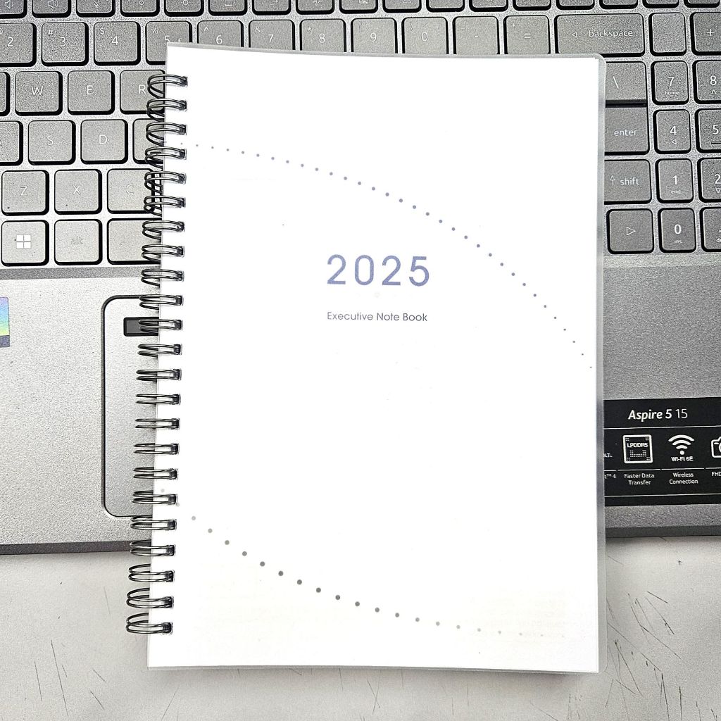2025 Waterproof PP plastic Cover Wire O Bind Executive Notebook Month ...
