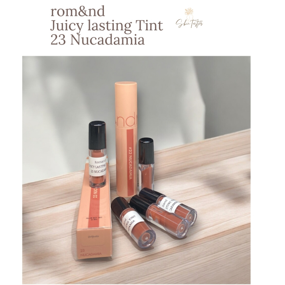 Romand Juicy Lasting Tint 23 Nucadamia (Repack 0.5ml) | Shopee Malaysia