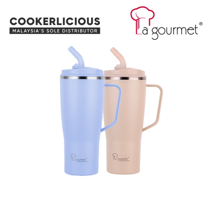 La gourmet Superwide Tumbler (950ml) - 304/18/8 Stainless Steel, Leak and Spill Proof | Shopee ...