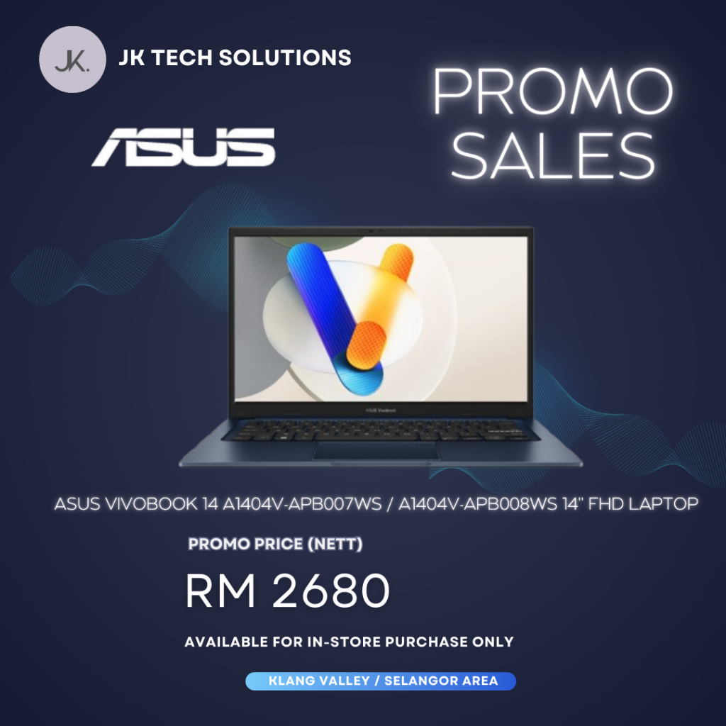 ASUS VivoBook 14 A1404V-APB007WS/A1404V-APB008WS 14'' Laptop (C5 120U ...