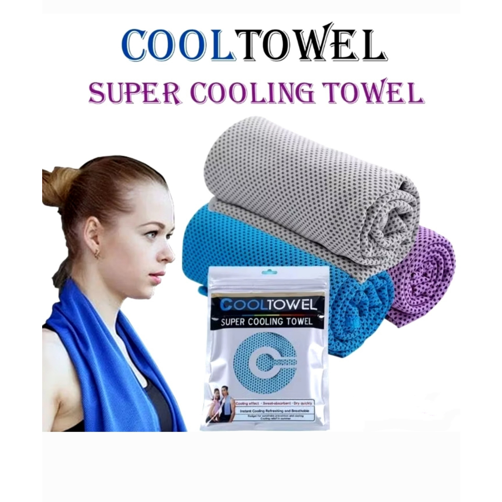 100% original正品 Super Cool Towel Sport Fitness Fast Cooling effect ...