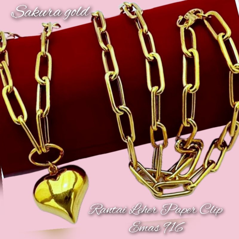 𝘀𝗮𝗸𝘂𝗿𝗮𝗴𝗼𝗹𝗱 𝗥𝗮𝗻𝘁𝗮𝗶 𝗟𝗲𝗵𝗲𝗿 𝗽𝗮𝗽𝗲𝗿 𝗰𝗹𝗶𝗽 𝗲𝗺𝗮𝘀 𝟵𝟭𝟲 (𝟰𝟱| 𝟱𝟮| 𝟲𝟬 𝗰𝗺) | Shopee ...