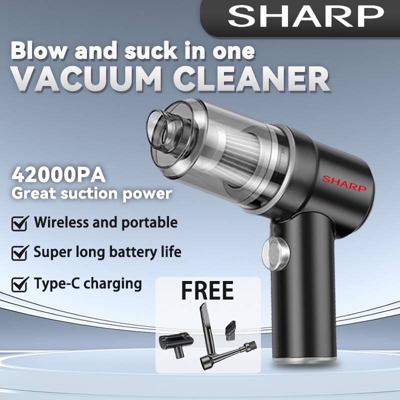 Sharp【10-year warranty】 car vacuum cleaner car wireless car home strong ...