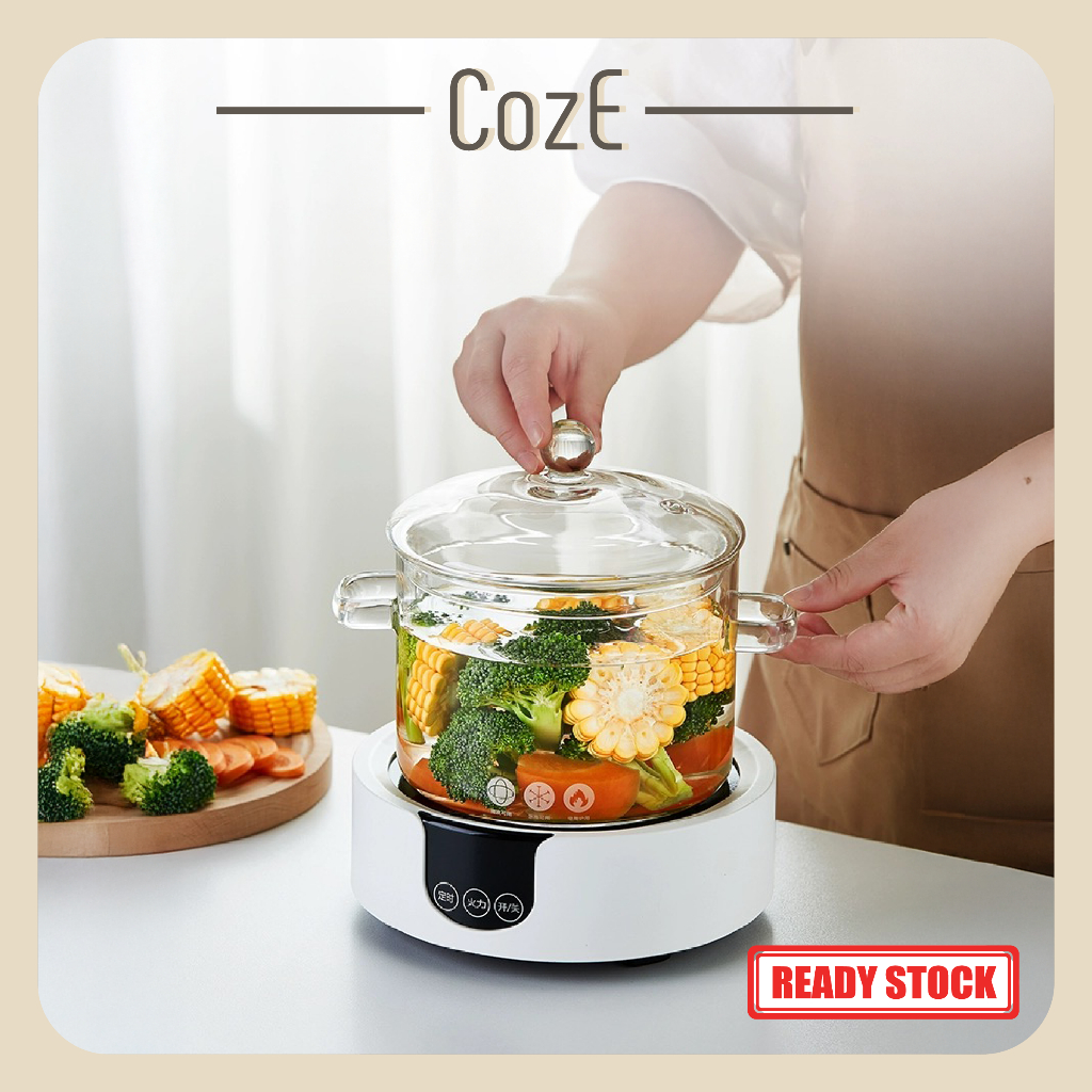 CozE High Borosilicate Heat Resistant Double Ear Thickened Glass ...