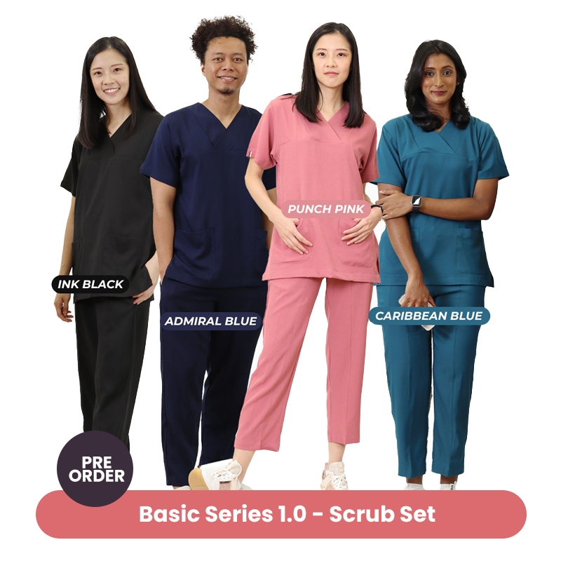 BASIC SERIES 1.0 - PRE ORDER - SCRUB SET | MEDICAL SCRUB SUIT | MEDICAL ...