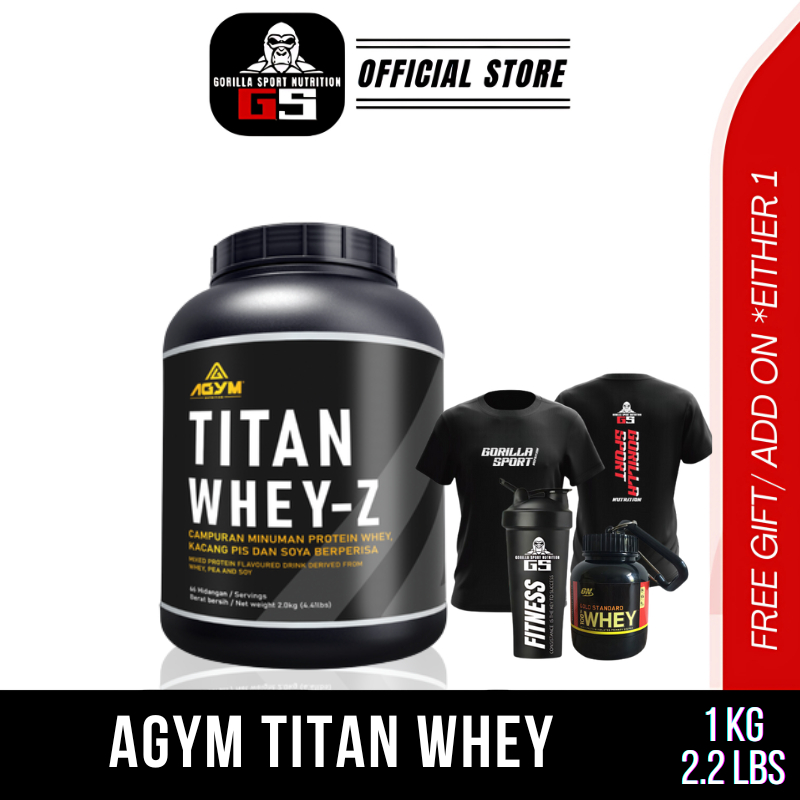 Agym Whey Protein Agym Nutrition (1Kg) Titan Whey Isolate Protein ...