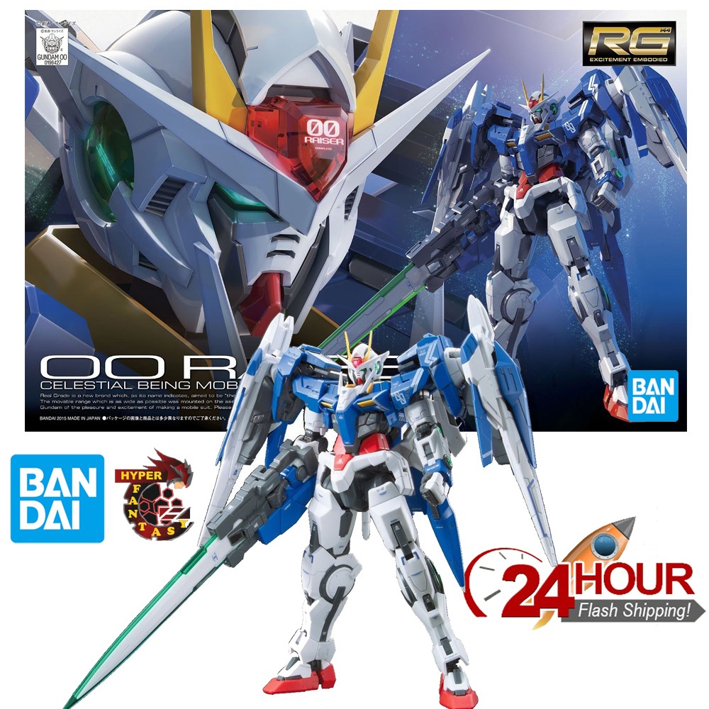 BANDAI RG 1/144 OO Raiser Gundam (Gundam Model Kits) | Shopee Malaysia
