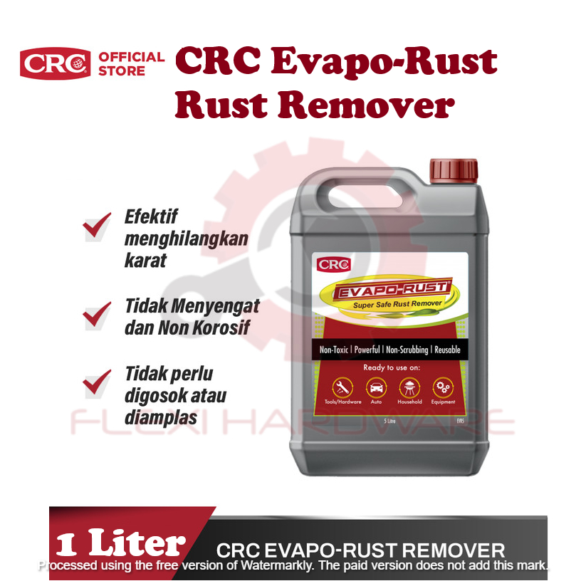 CRC ® 1Liter Heavy-Duty ® Evapo-Rust Rust Remover 1752719 | Shopee Malaysia
