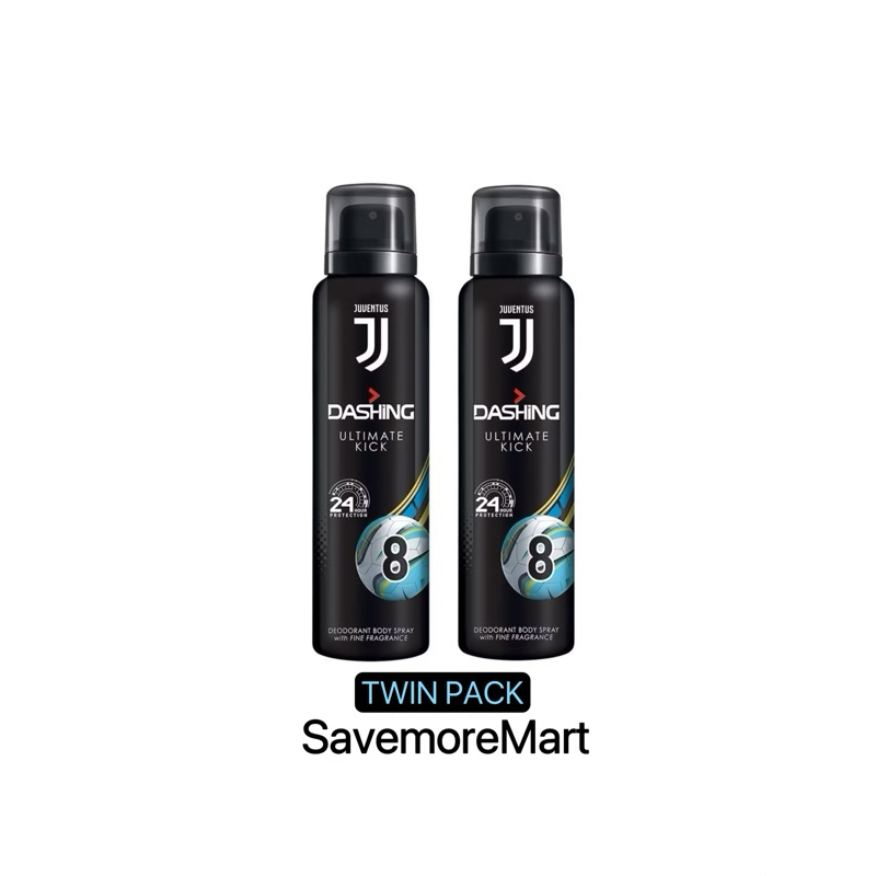 Dashing Ultimate Kick Deodorant Body Spray 2x125ML | Shopee Malaysia