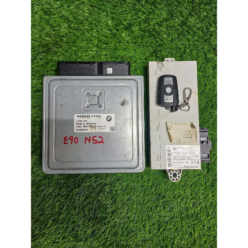 BMW E90 N52 2.5 DME MSV70 ENGINE COMPUTER ECU BOX SET | Shopee Malaysia