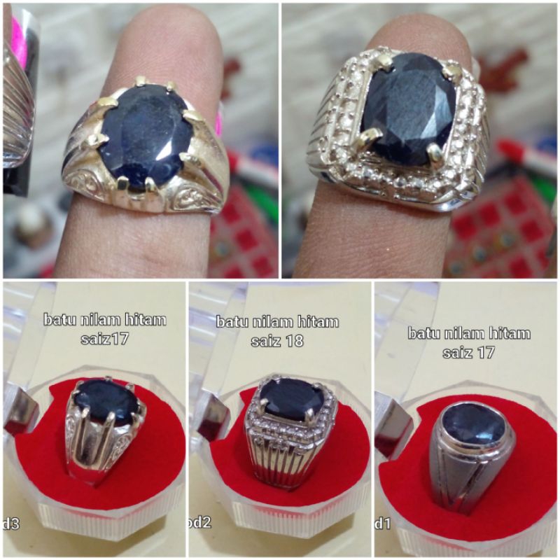 Cincin Batu Nilam Hitam Africa asli | Shopee Malaysia