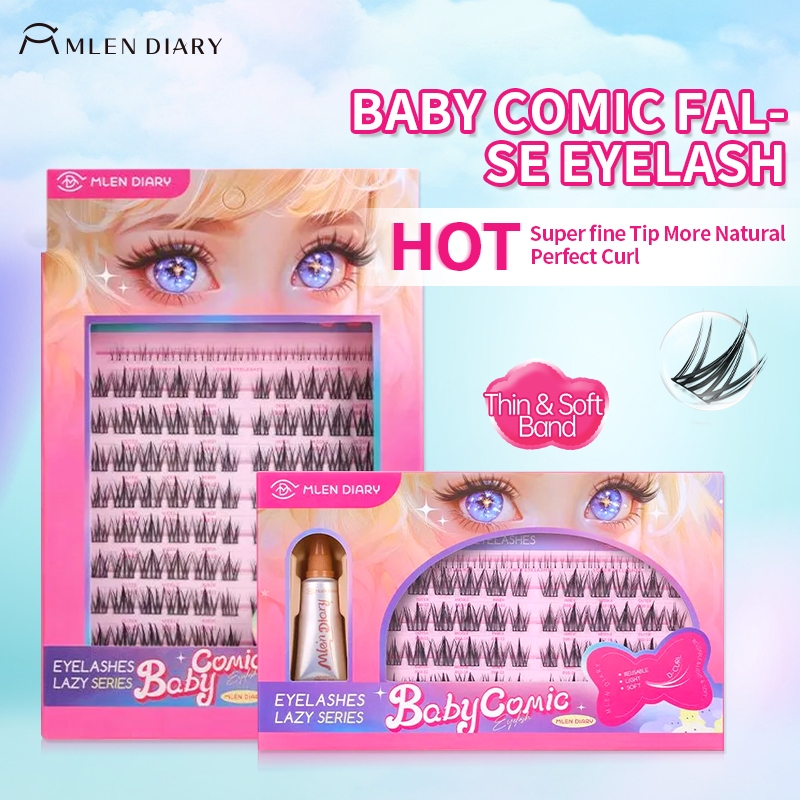 MLEN DIARY Baby Manga Eyelash 10 Rows Thick Sunflower Hot Selling on ...