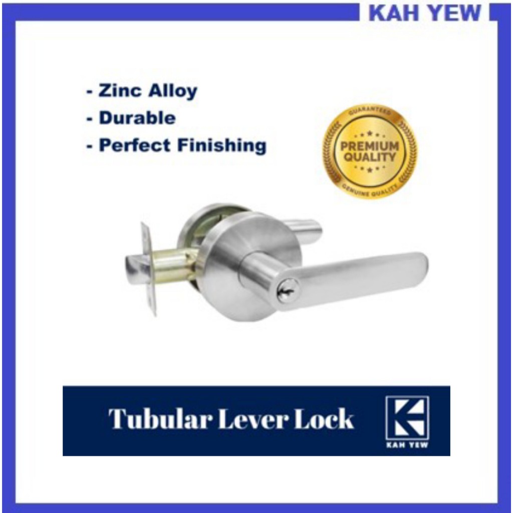 [READY STOCK] VSP 8007 Tubular Entrance Door Lever Lock With Key ...