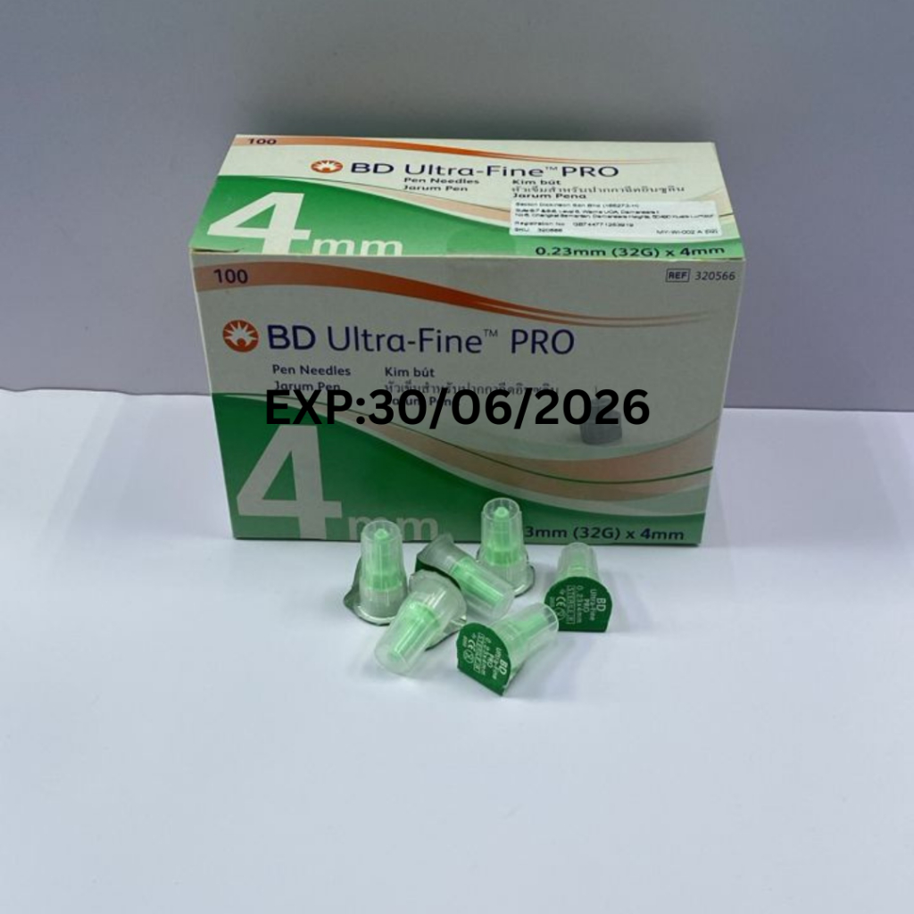BD Ultra-Fine Pro Pen Needles 4mm (32G) (EXP:06/2026) | Shopee Malaysia