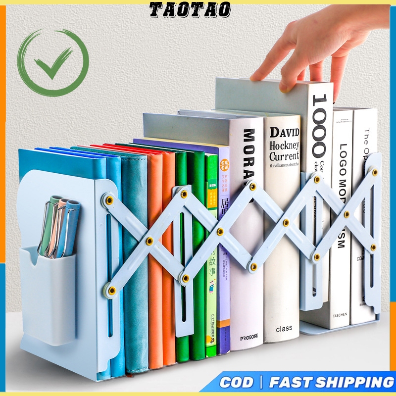 Enlarged Thickened Retractable Bookstop, Pen Holder Desktop Book ...