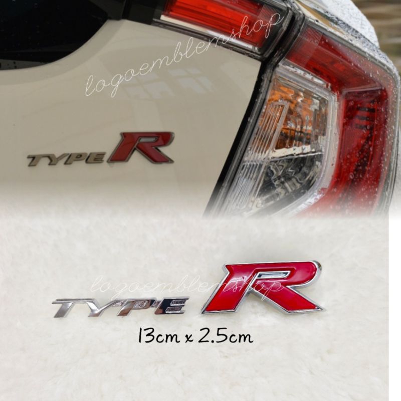 Honda Civic FC TYPE R Badge Emblem Logo Rear Bonnet | Shopee Malaysia