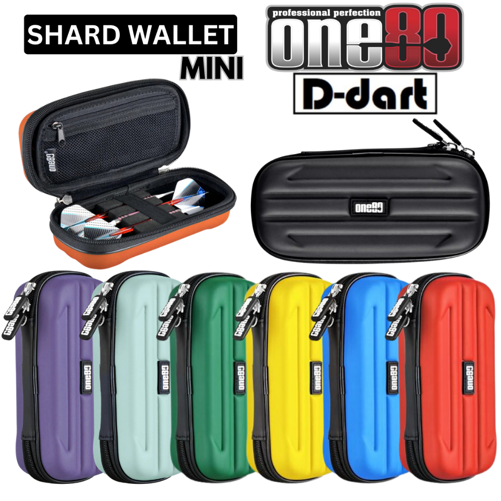 One80 Dart Case - 8 COLORS SHARD MINI Dart Case / Bag / Wallet (bekas ...
