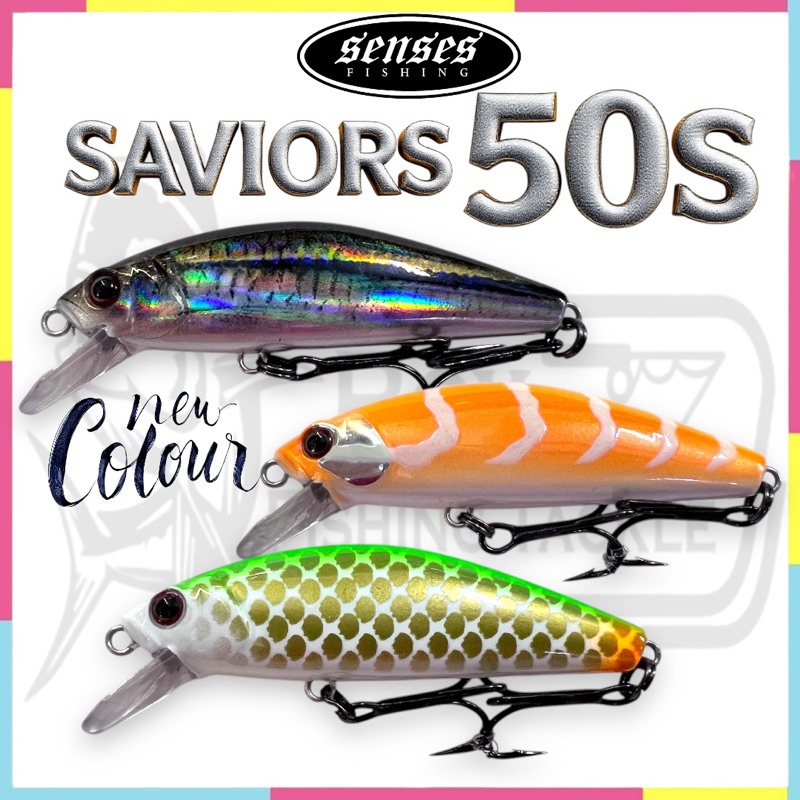 SENSES Saviors 50S Sinking Minnow 50mm FISHING LURE | Shopee Malaysia