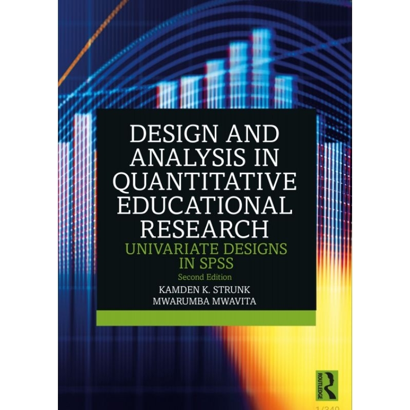 [9C154] Design and Analysis in Quantitative Educational Research Univariate Designs in SPSS ...