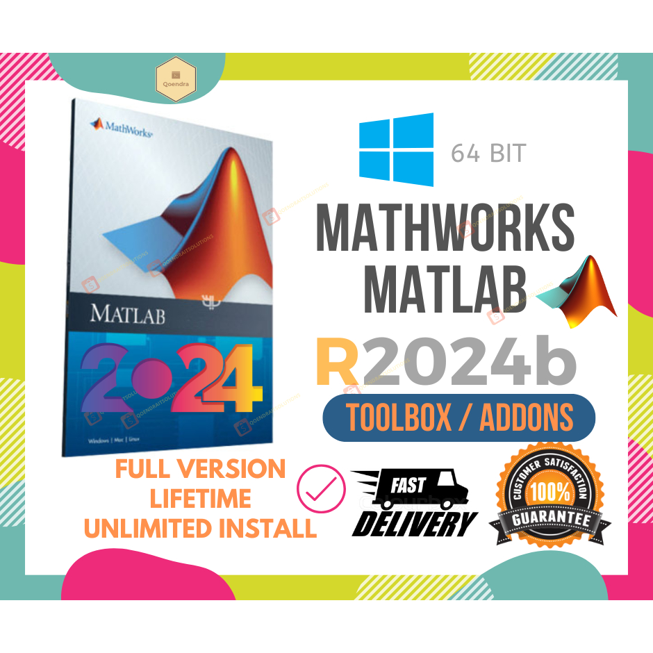 Mathworks 𝐌𝐀𝐓𝐋𝐀𝐁 𝐑𝟐𝟎𝟐𝟒𝐁 + 𝐅𝐔𝐋𝐋 𝐓𝐨𝐨𝐥𝐛𝐨𝐱 𝑨𝒅𝒅𝒐𝒏𝒔 🔥Video Install🔥 For Win 𝐀𝐜𝐭𝐢𝐯𝐚𝐭𝐞𝐝 | Shopee Malaysia