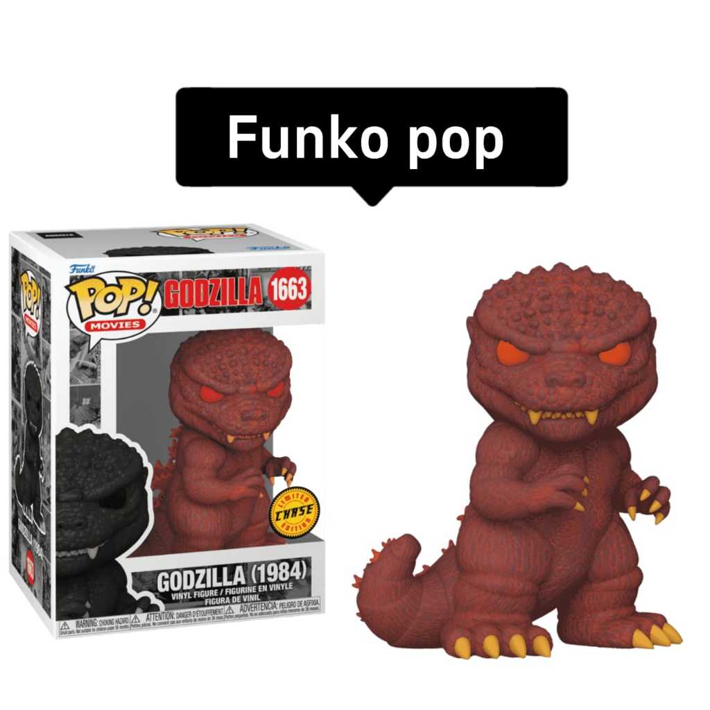 Original Funko Pop! Movies Godzilla 1663 Godzilla (1984) (CHASE ...