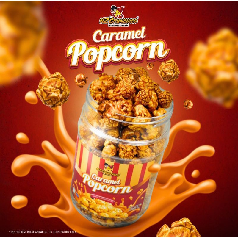NZ CRUNCHIES POPCORN VIRAL POPCORN CARAMEL POPCORN HONEY CHEESE POPCORN ...