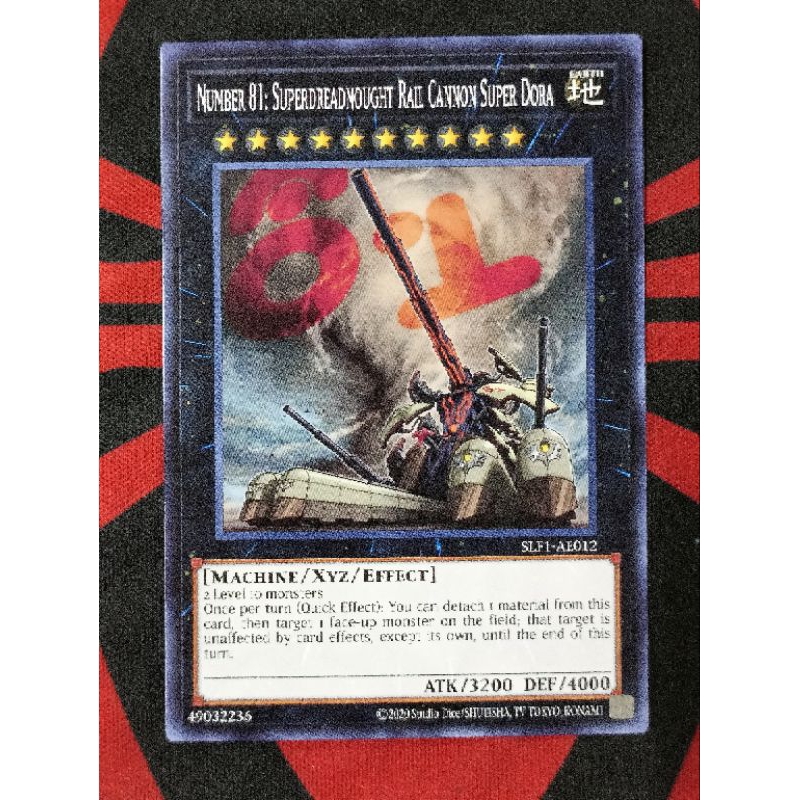 YUGIOH KONAMI SLF1-AE012 Number 81: Superdreadnought Rail Cannon Super Dora (Common) | Shopee ...
