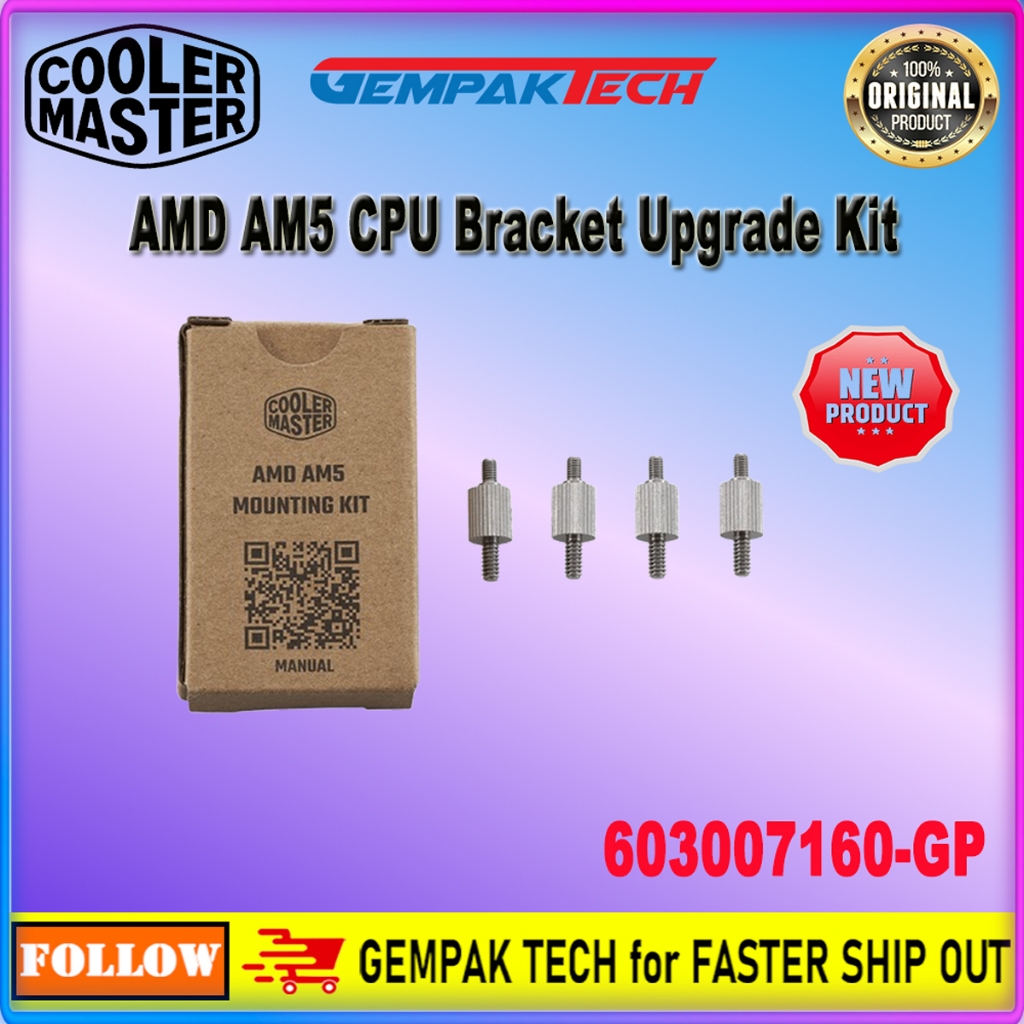 Cooler Master AMD AM5 CPU Bracket Upgrade Kit - 603007160-GP | Shopee ...