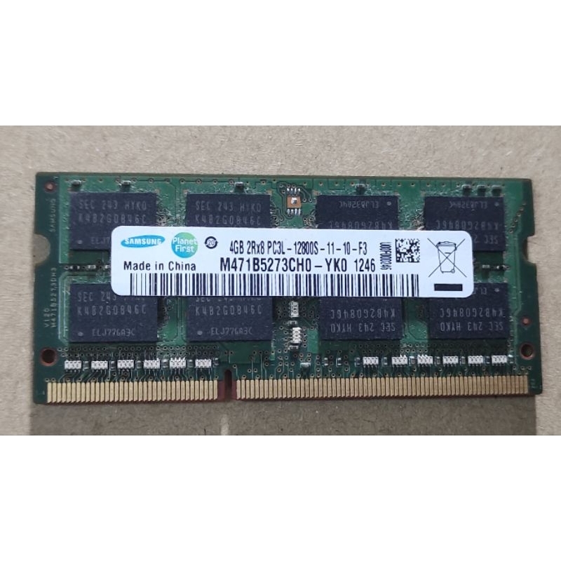 1600 MHz RAM 4GB DDR3L-12800S-11-12-B2 | Shopee Malaysia