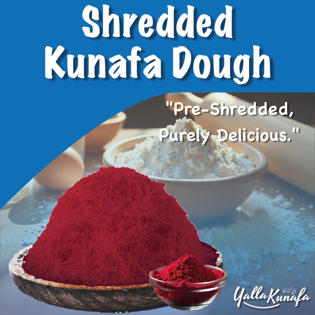 Shredded Kunafa Dough / Pastry Kunafa / Kunafa Raw Red Velvet Shredded ...