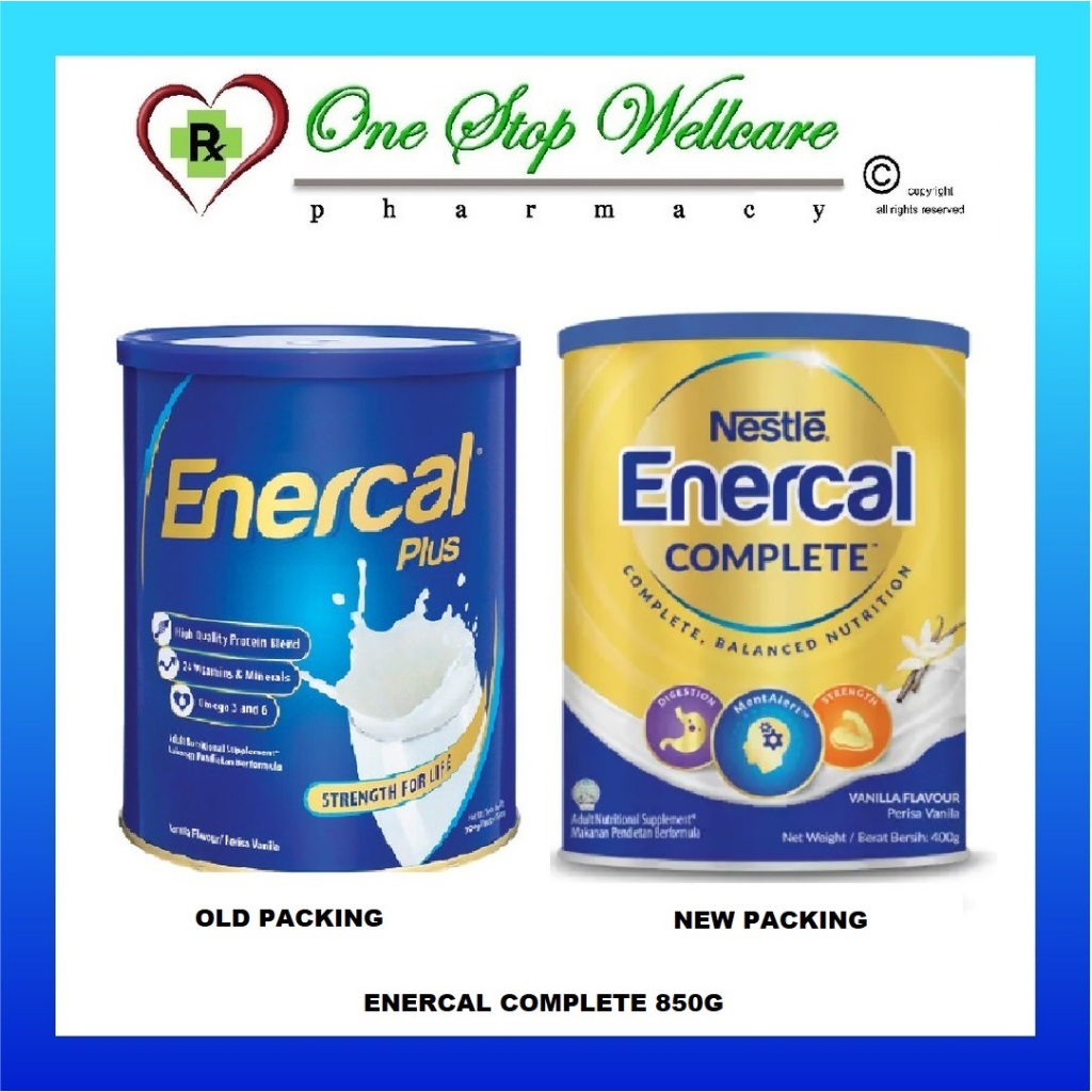 ENERCAL COMPLETE (VANILLA FLAVOUR) 850G (EXP:11/2026) | Shopee Malaysia