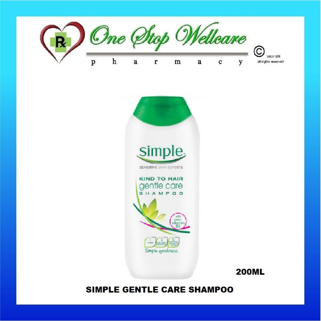 SIMPLE GENTLE CARE SHAMPOO 200ML (EXP:08/2028) | Shopee Malaysia