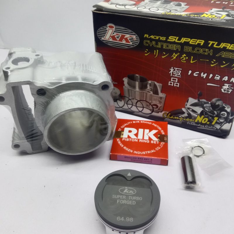 Fz150 Lc135 Racing Block Set St3 V Pro 65mm Slip Panjang 8mm Tebal