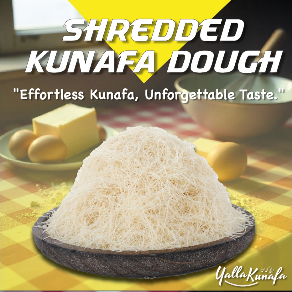 Shredded Kunafa Dough / Pastry / Kataifi Original White 500g - 1Kg by ...
