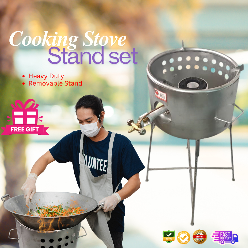 COOKING STOVE DRUM STAND/RACK/KAKI KUALI DAPUR GAS/KAKI PERIUK DAPUR ...