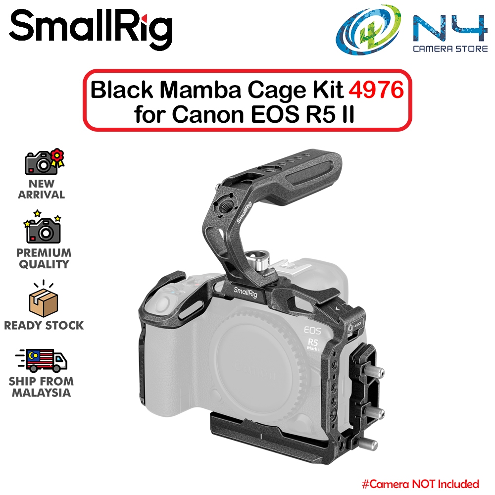 SMALLRIG "BLACK MAMBA" CAGE KIT FOR CANON EOS R5 MARK II (4976 ...