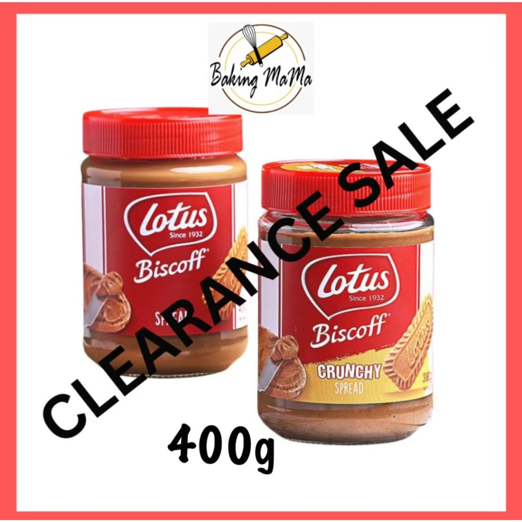 Lotus Biscoff Spread smooth (400g) & Lotus Crunchy (380g) | Shopee Malaysia