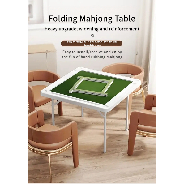 Mahjong Table Plastic Manual Mahjong Table Simple Folding Mahjong ...