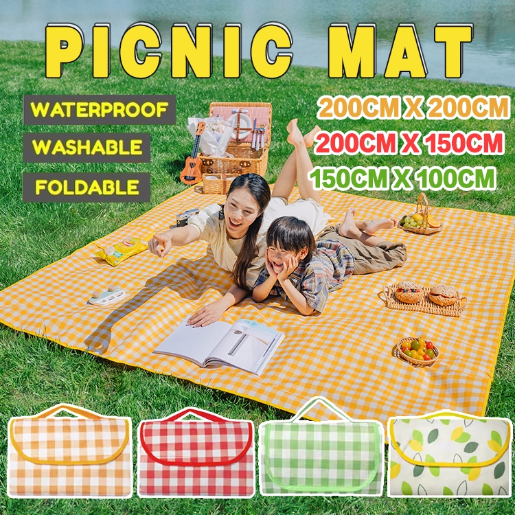 Waterproof 200x300cm Outdoor Picnic Oxford Foldable Camping Mat Easy ...