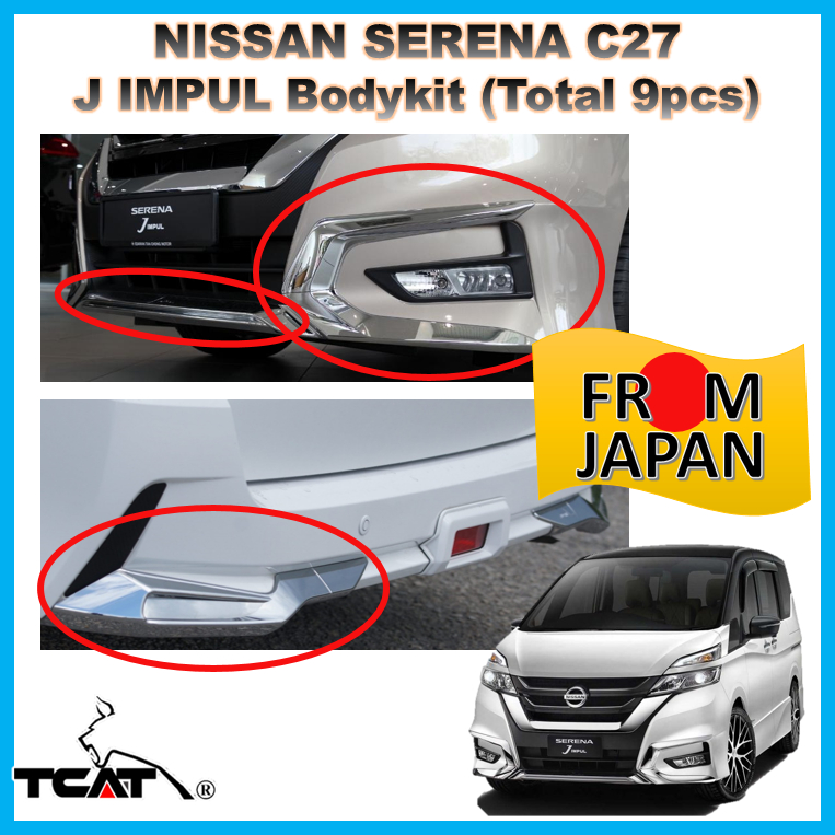 Nissan Serena C27 (2017-2022) J IMPUL AEROKIT original from Japan | Shopee Malaysia