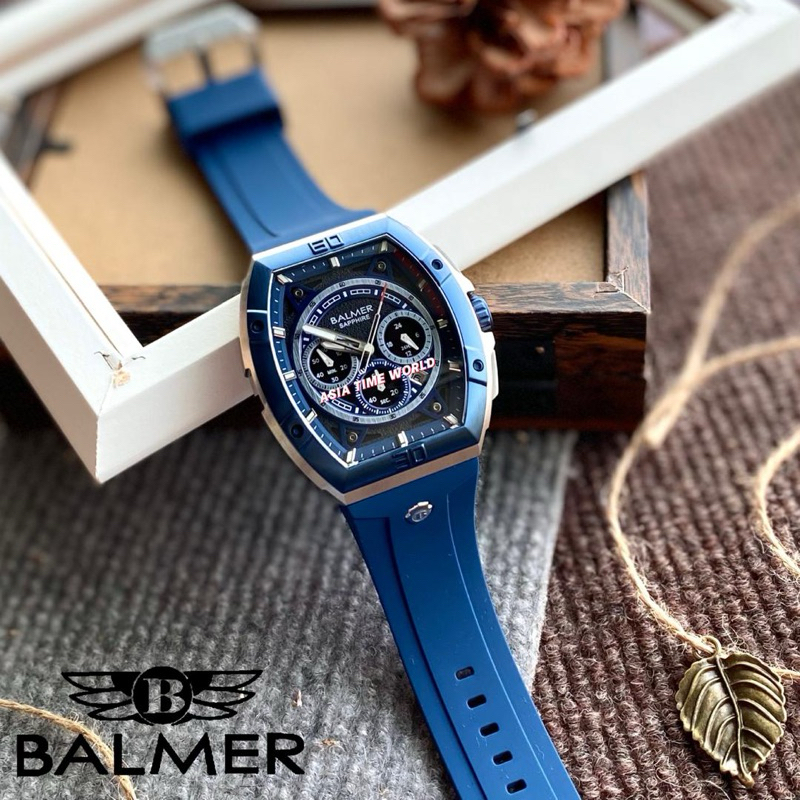 [Original] Balmer 8832G SS-5 Sapphire Chronograph Men Watch with Blue ...