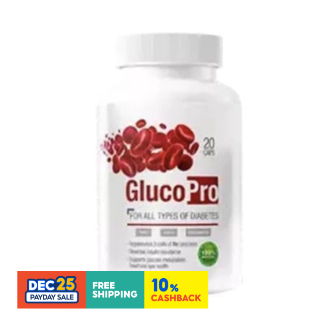 GLUCO PRO 💯 ORIGINAL HQ WITH 20 CAPS & HOLOGRAM [READY STOCK] | Shopee ...